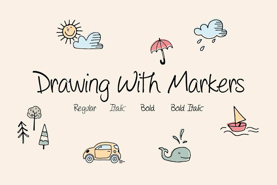 Drawing With Markers - MakersType