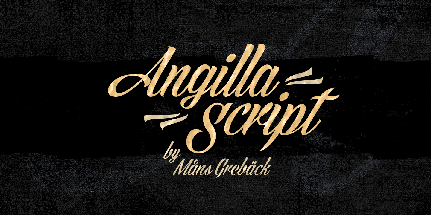 Angilla Script - MakersType
