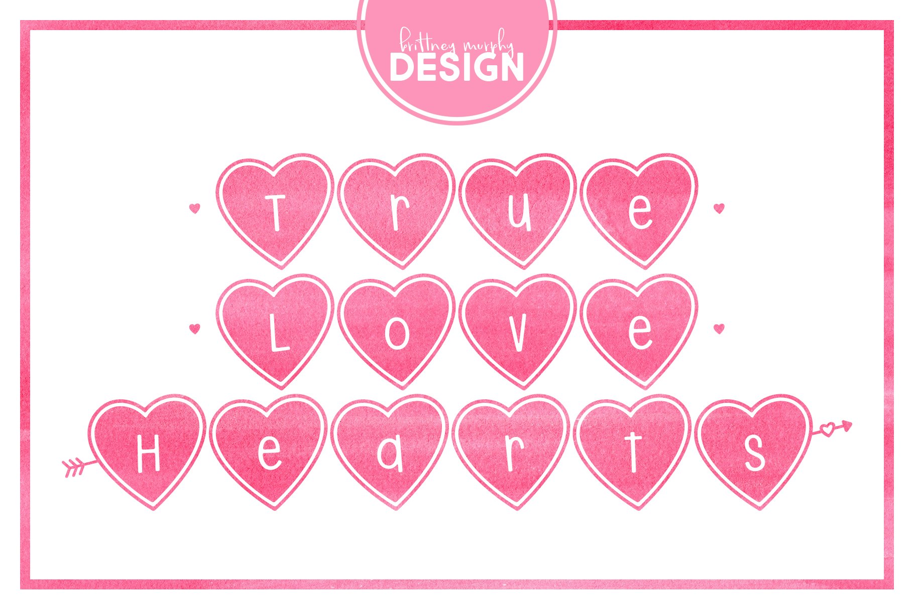 True Love Hearts - MakersType