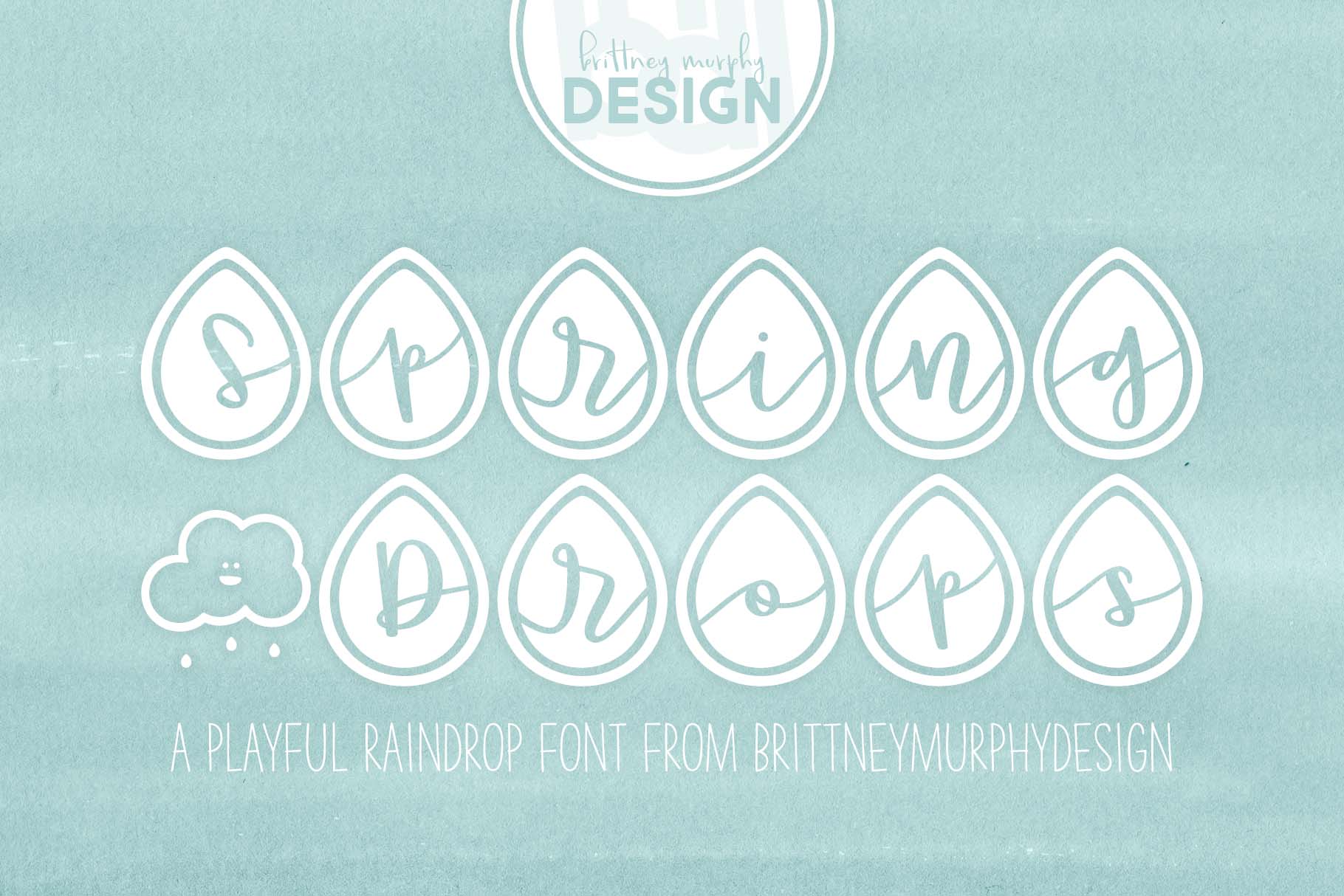 Spring Drops Font - MakersType