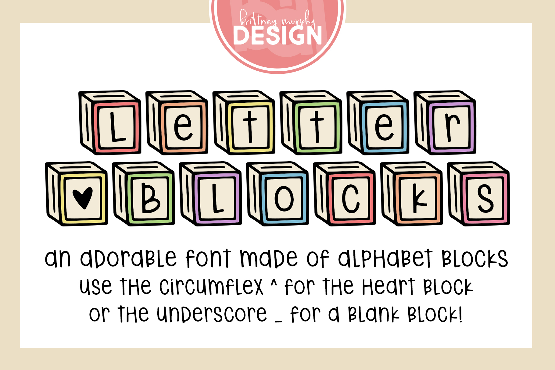 Letter Blocks - MakersType