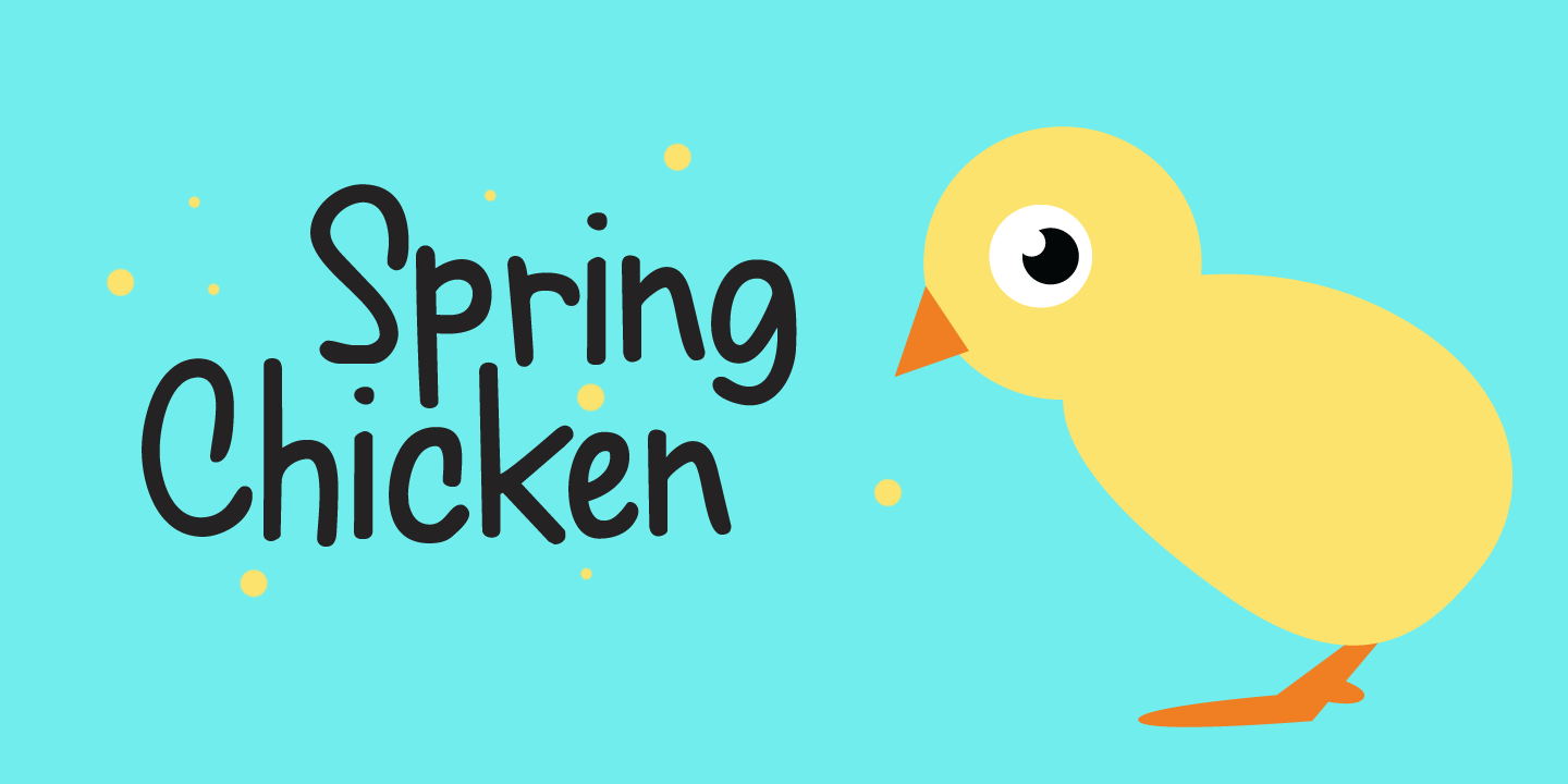 Spring Chicken Font - MakersType