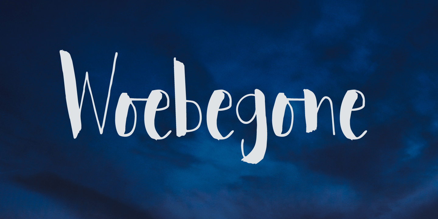 Woebegone Font - MakersType